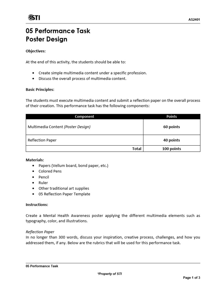 05_Performance_Task_(Poster_Design) (2) | PDF