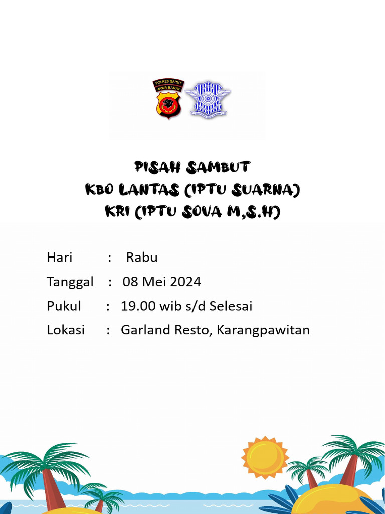 Mapping Pisah Sambut Kbo & Kri | PDF