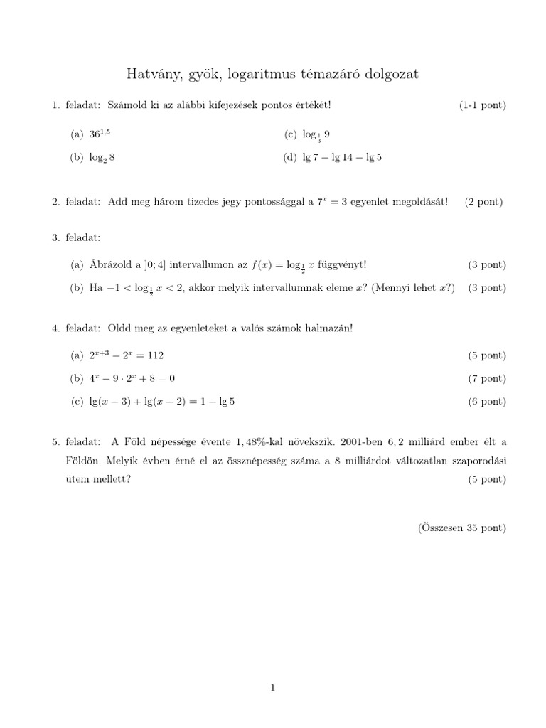 Exp Log 2 Pdf