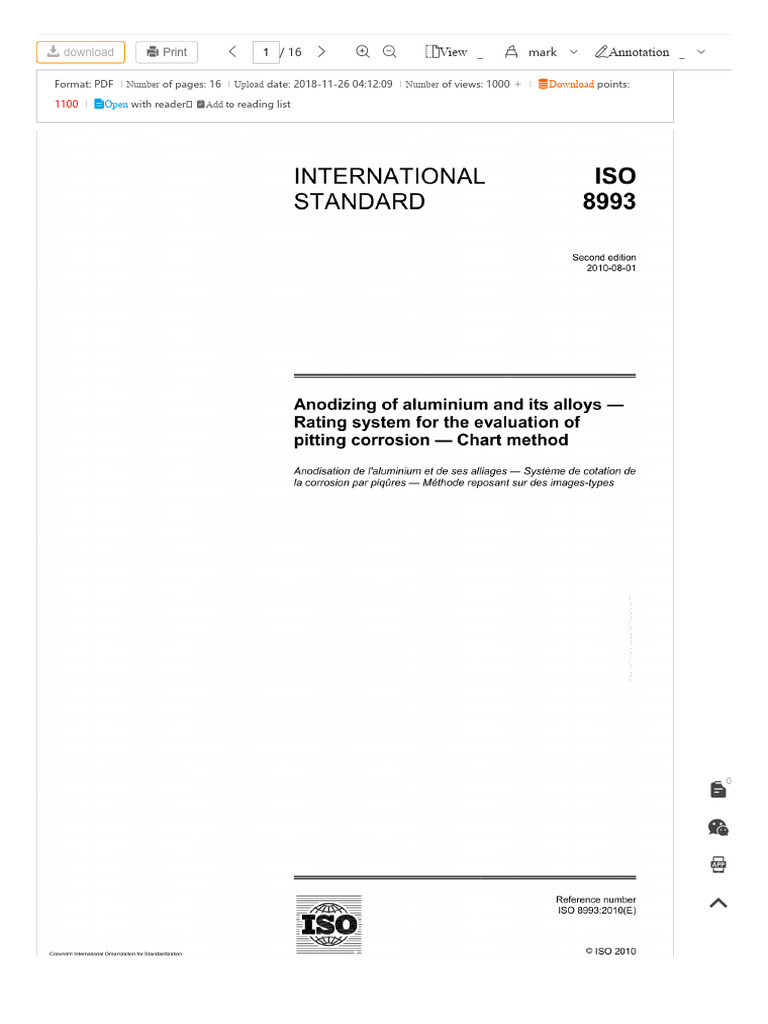 Iso 8993-2010 | PDF