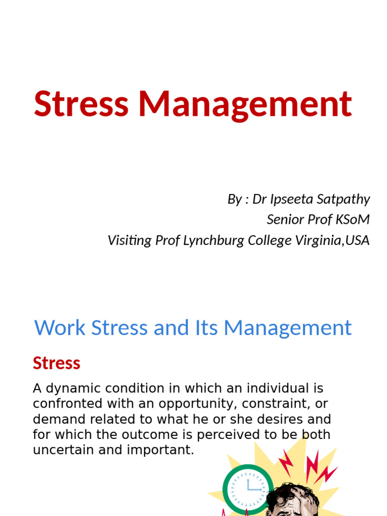 7-Stress Management | PDF