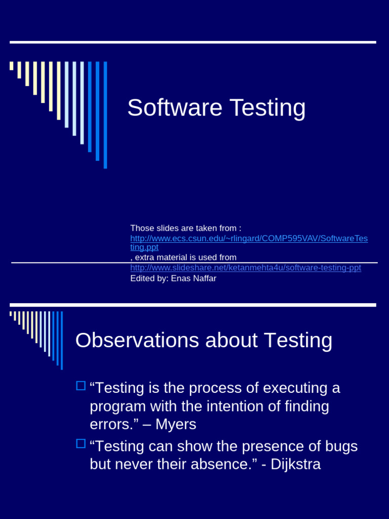 Software Testing | PDF