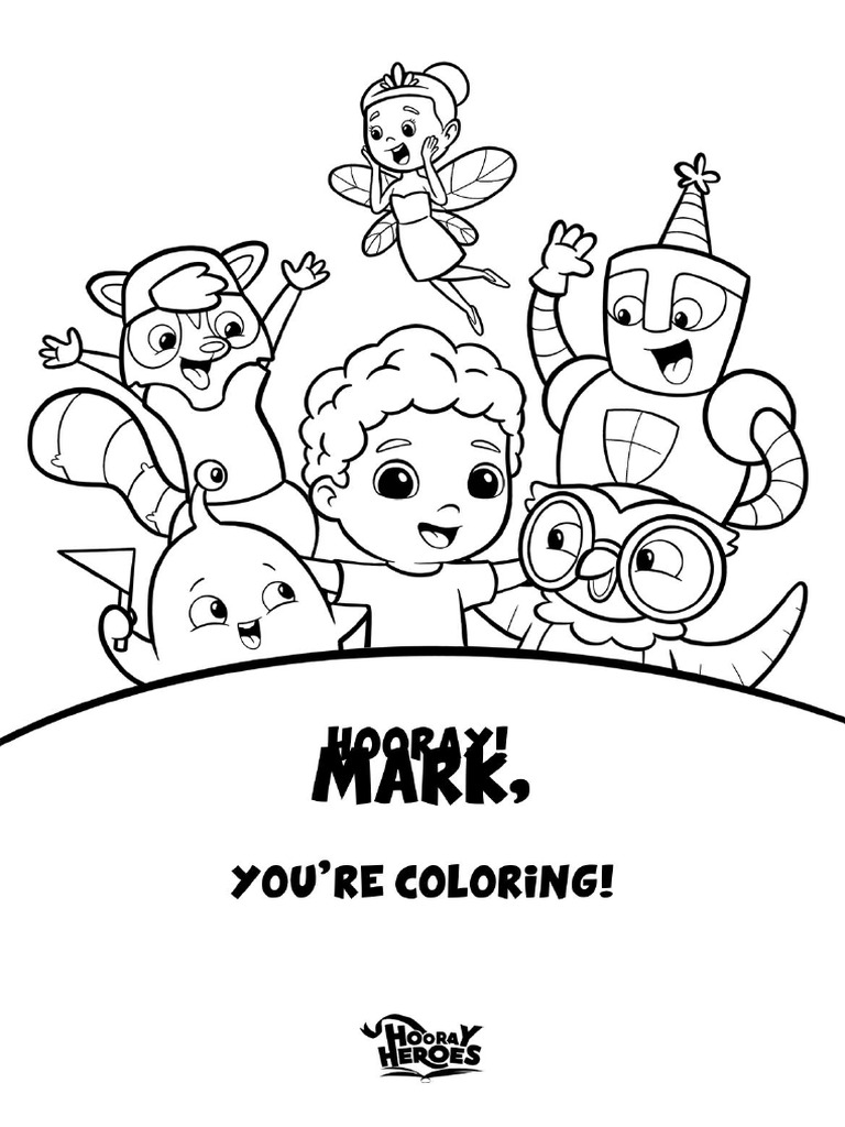 Hooray Coloring Book | PDF