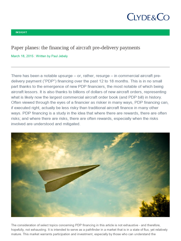Aviation Paper Planes | PDF