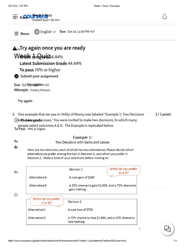 Week 1 Quiz _ Coursera | PDF Week 1 Quiz _ Coursera | PDF