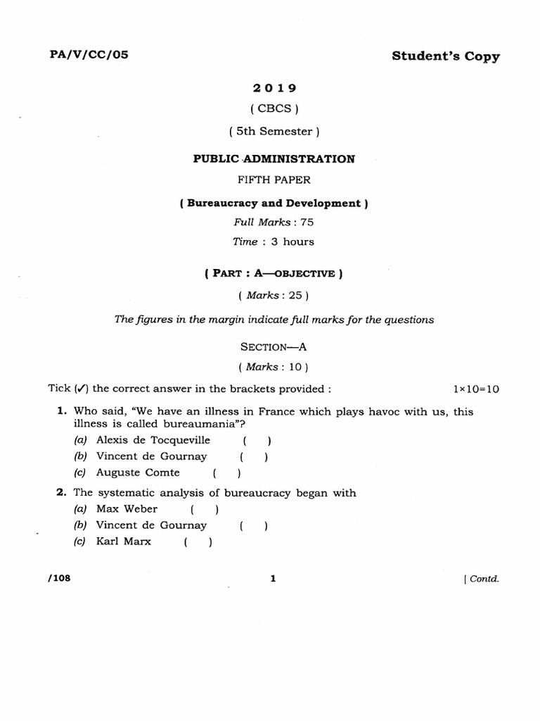 PA Fifth Paper | PDF