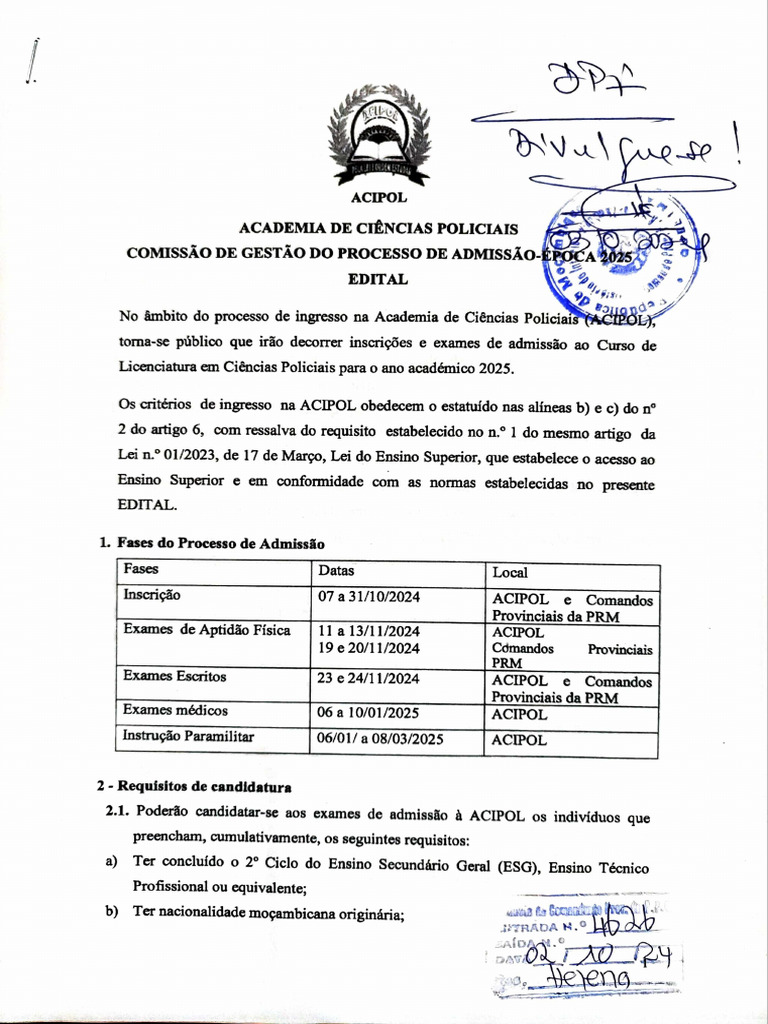 Edital Da Acipol 2024 | PDF