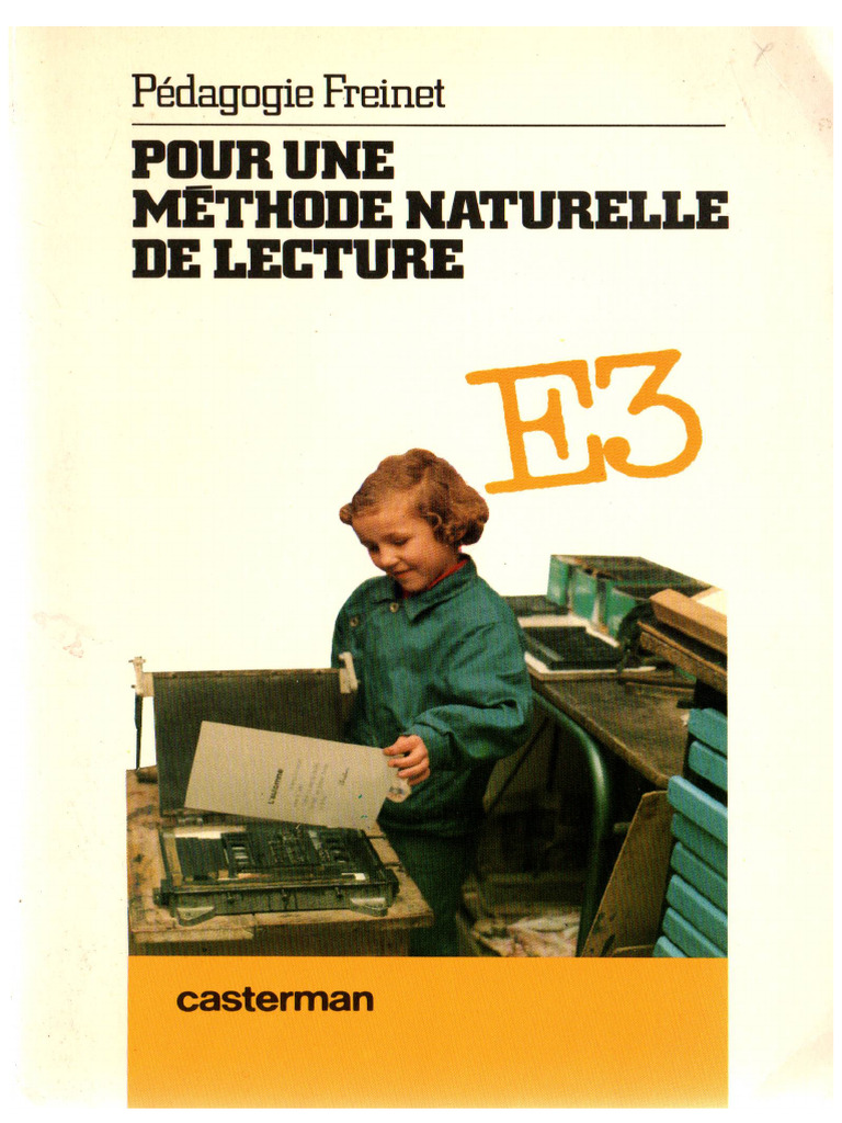 Pédagogie Freinet - Pour Une Méthode Naturelle de Lecture - Institut ...