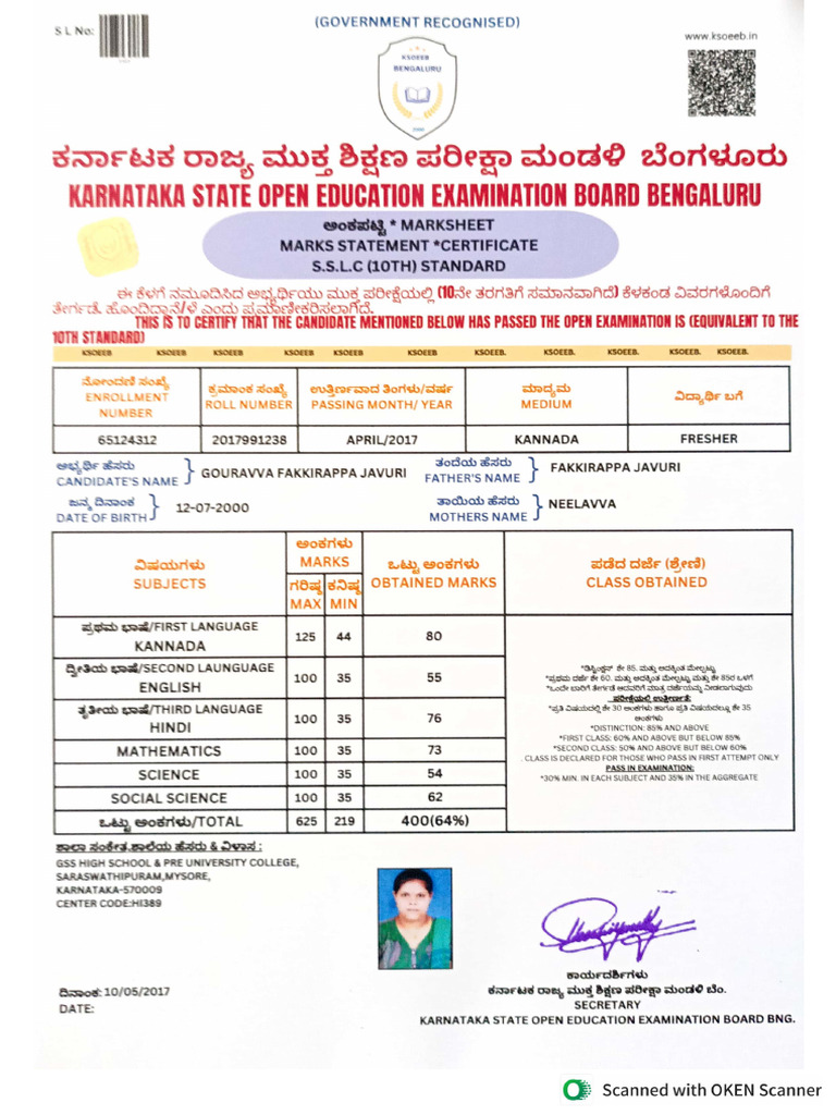 SSLC 2 - 1 | PDF