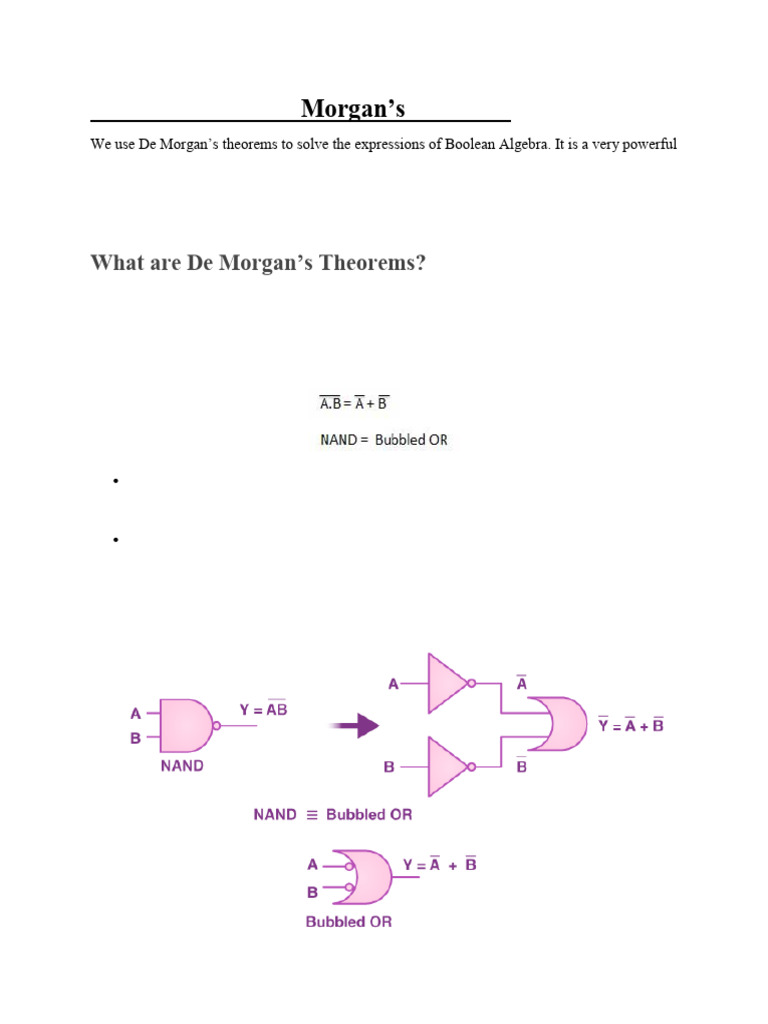 State and Prove de Morgan | PDF State and Prove de Morgan | PDF