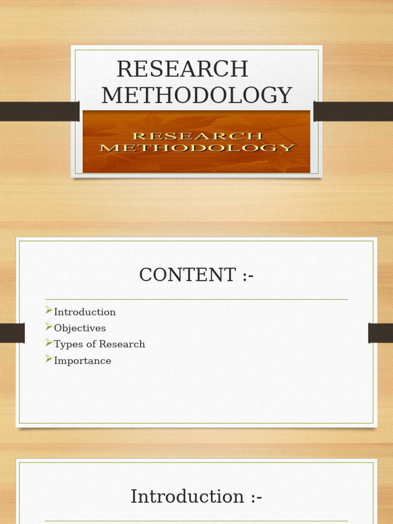 RESEARCH METHODOLOGY | PDF