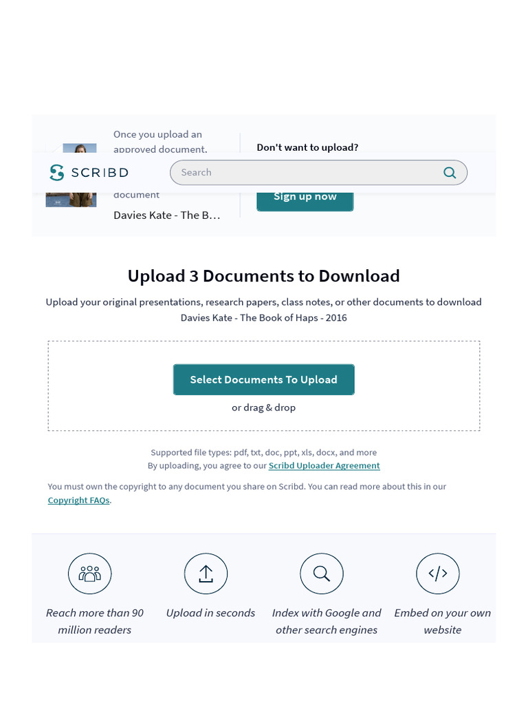 Upload A Document - Scribd | PDF