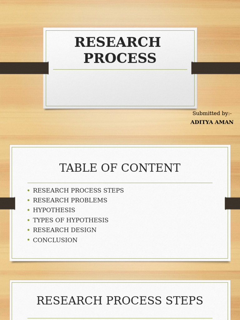 Research Process | PDF