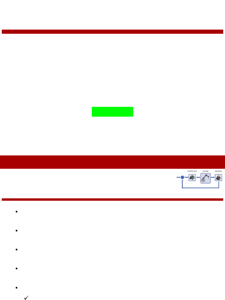 Lect - 4 - Block Diagram - Mechatronics - 2025 | PDF