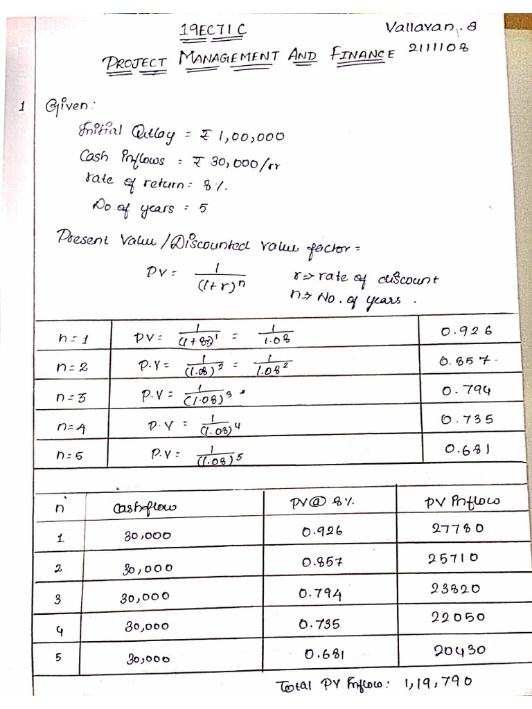 PMF Assignment B Class | PDF