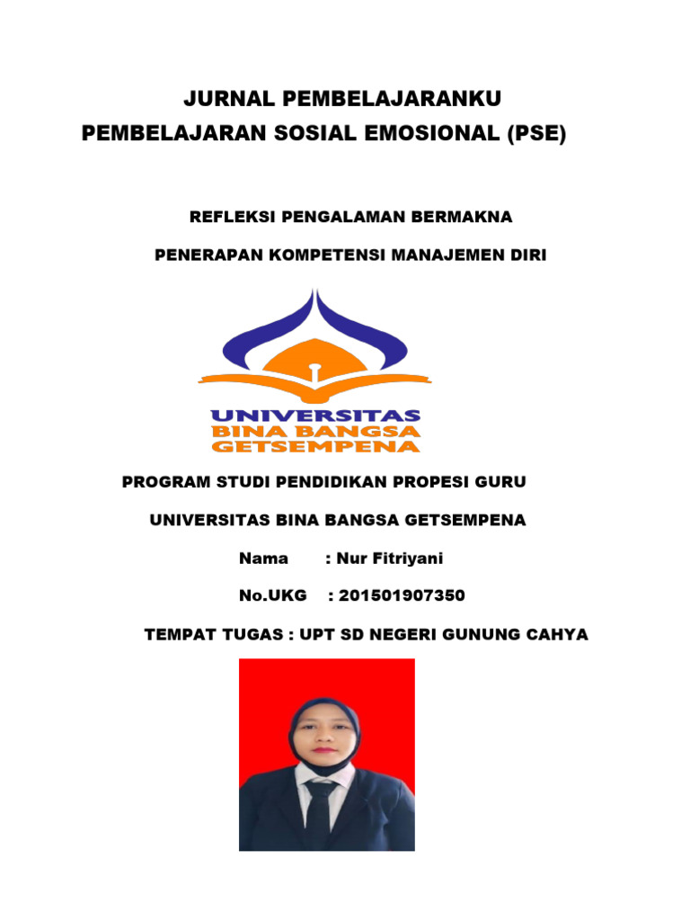 Modul 2 Jurnal Pembelajaranku Pembelajaran Sosial Emosional | PDF