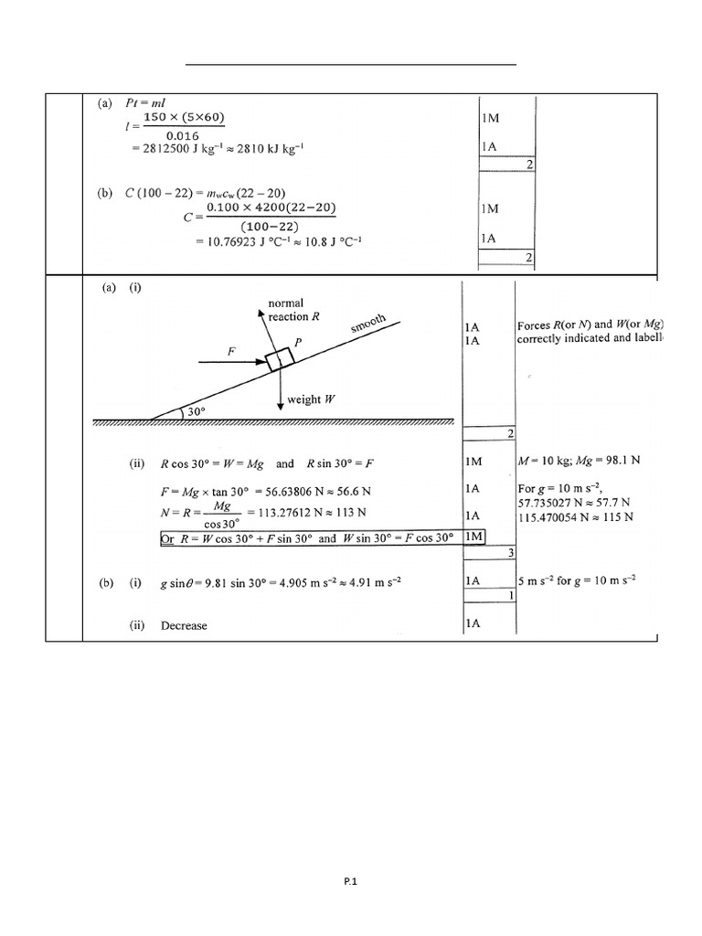 2024 DSE Physics Sample Paper 1B-MS | PDF