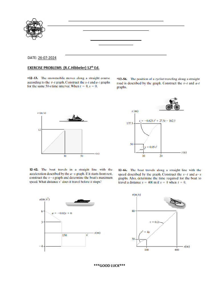 Engineering Dynamics Assignment | PDF