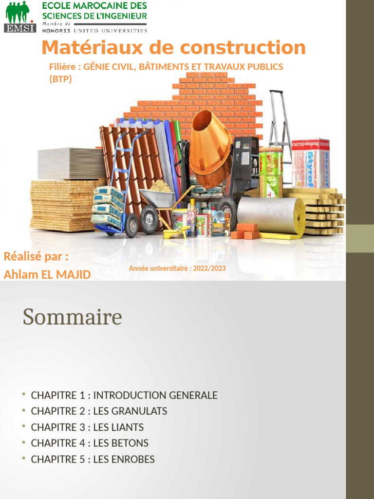 MatÃ© Riaux de Construction | PDF | Technologie et ingénierie