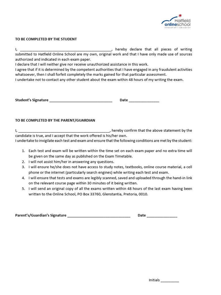 Annexure F - Pledge of Integrity | PDF