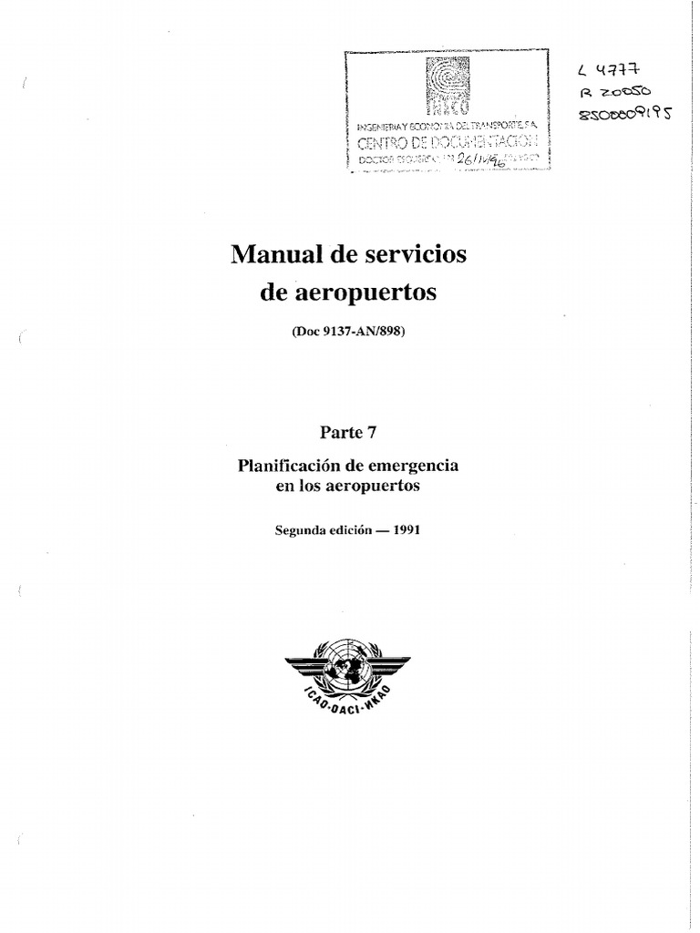 9137 - 7 - Planificacion de Emergencia - 2 Ed - 1991 | PDF