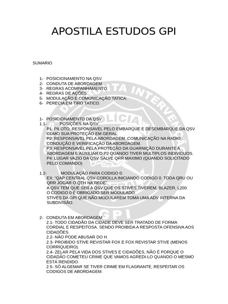 APOSTILA_ESTUDOS_GPI | PDF