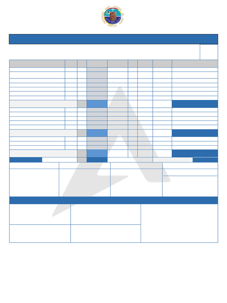 BULLETIN DE NOTES Évaluation 1 | PDF