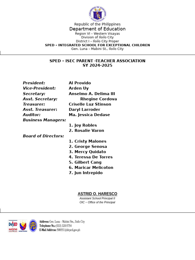 Department of Education | PDF