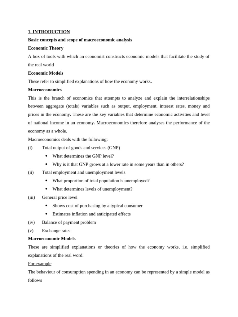 Macroeconomics | PDF