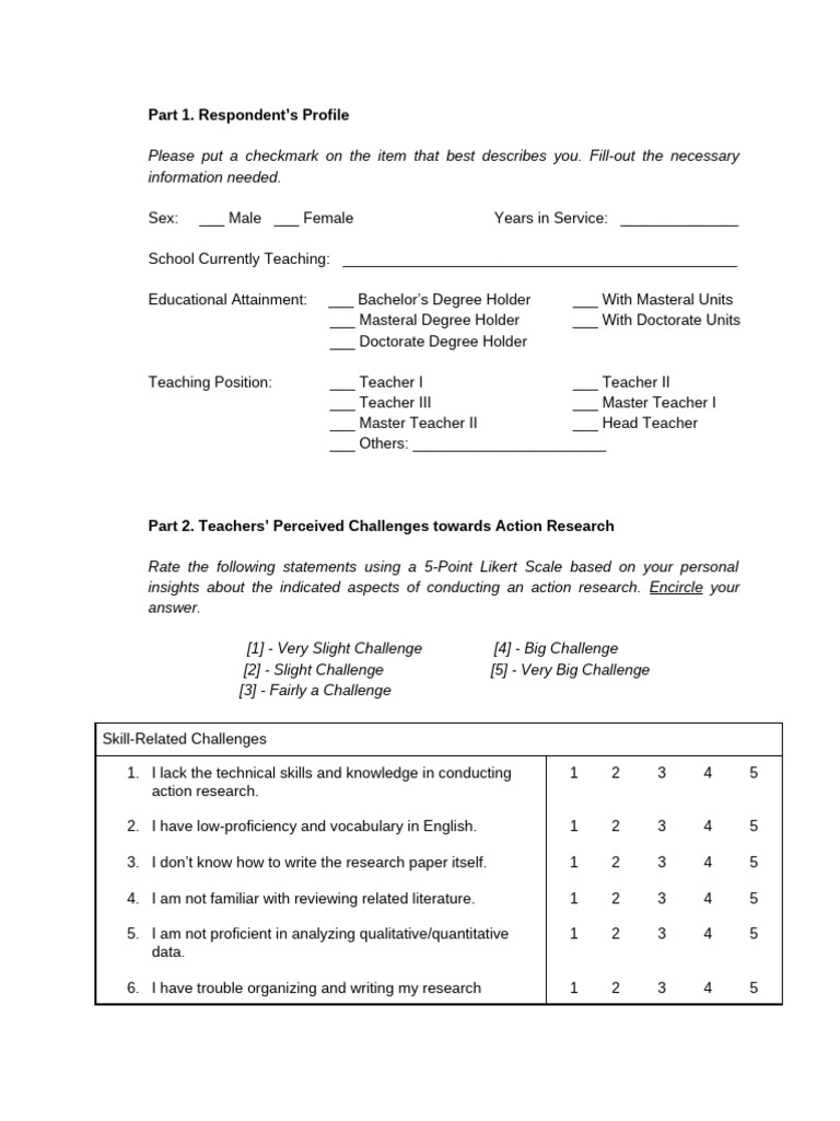 Respondents-profile | PDF