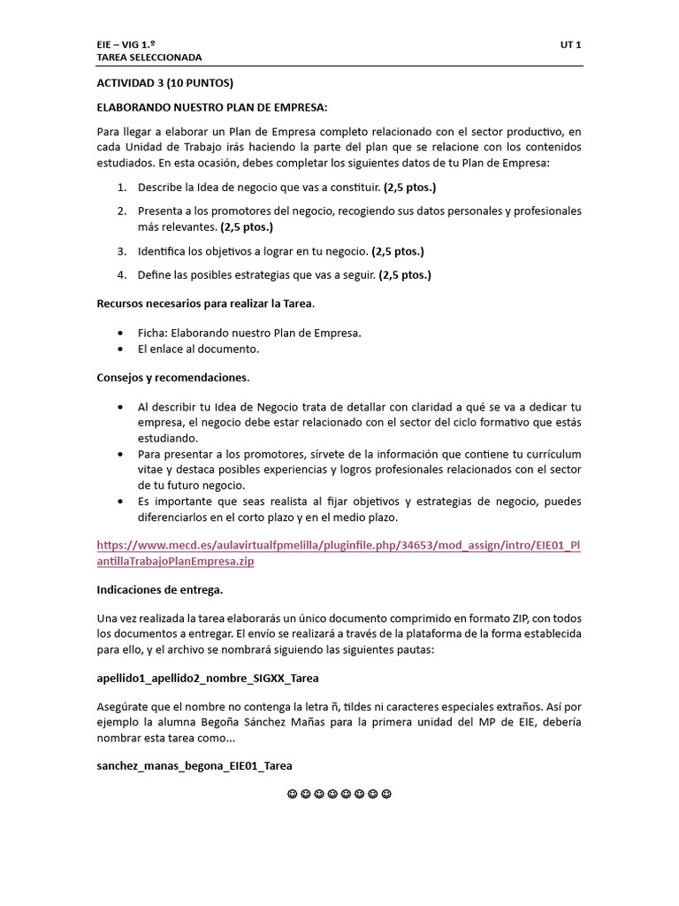 EIE - VIS 2 º - UT 1 - Actividad 3 Seleccionada | PDF