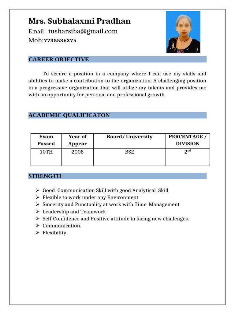 Subhalaxmi Pradhan | PDF