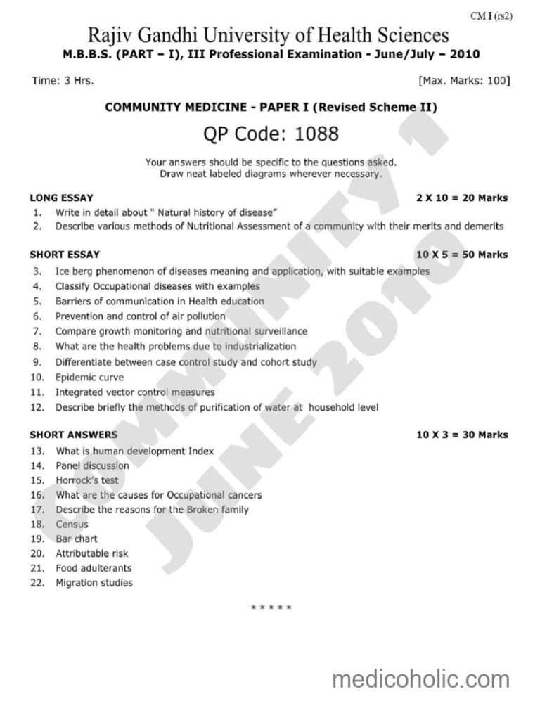 RGUGHS MBBS 3rd Year Resources | PDF