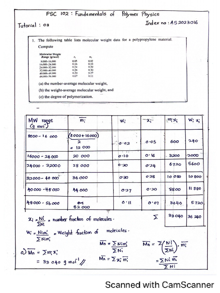 PSC 103 Tutorial 3 MMIG Mapalagama AS2023016 | PDF