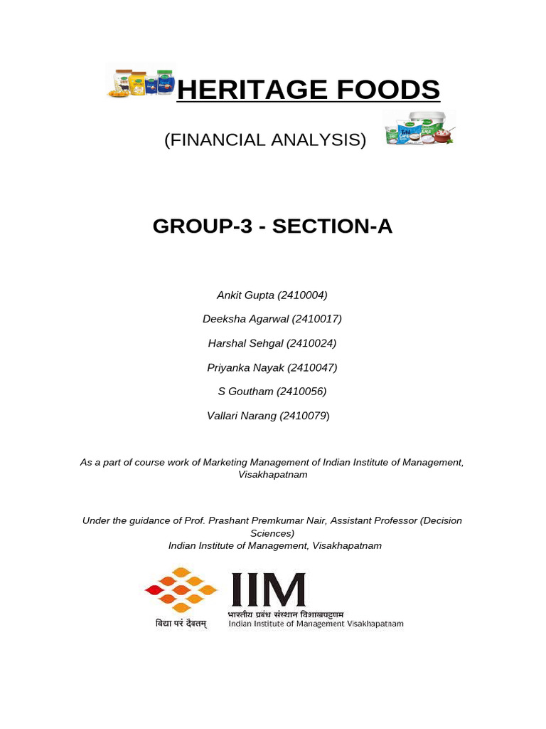 FinancialAccounting SectionA Group-3 Report | PDF