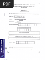 CSEC Agricultural Science P2 2019 | PDF