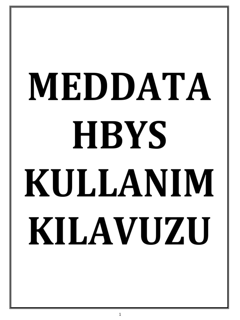 Meddata Egitim | PDF