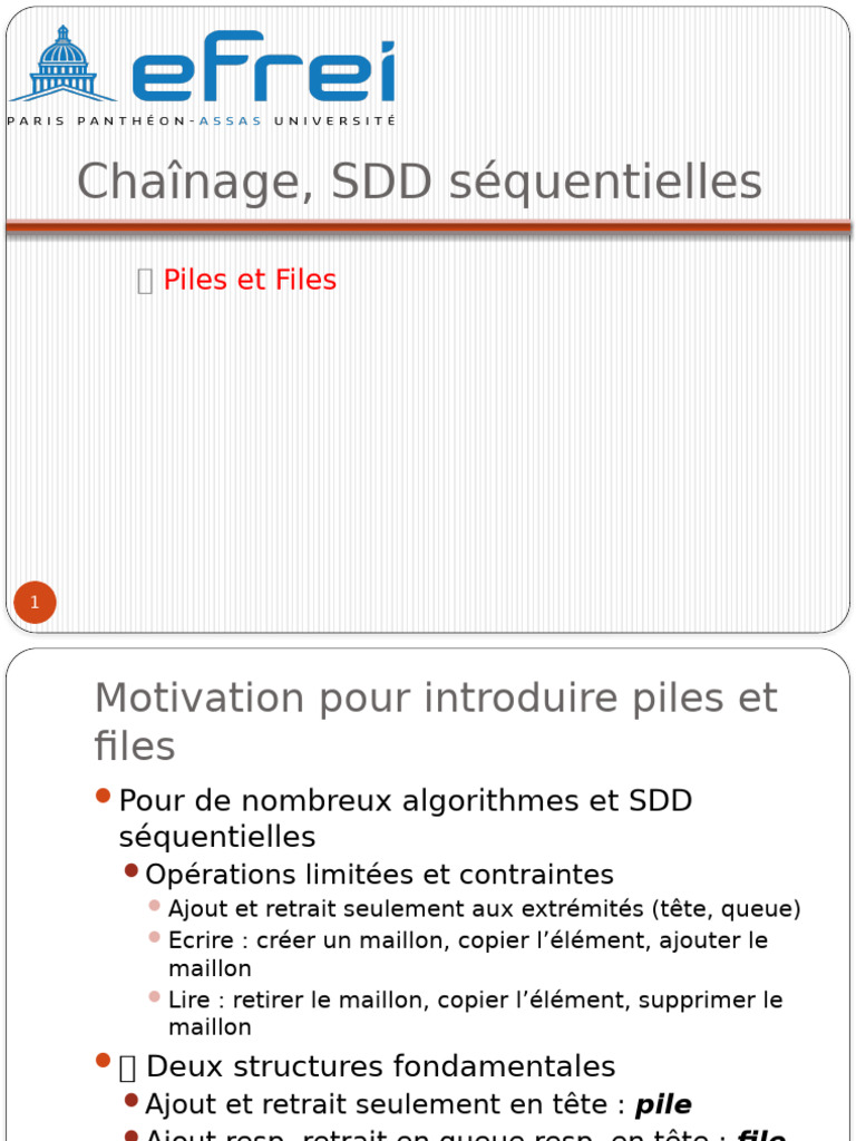 Piles Et Files | PDF