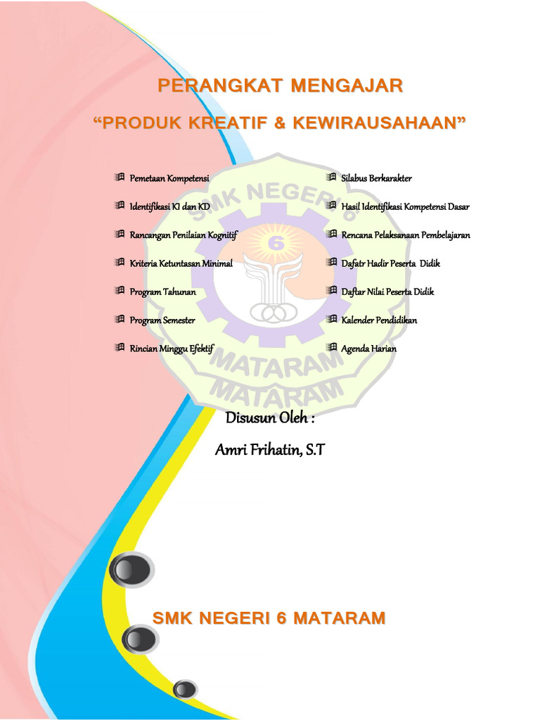 Perangkat Mengajar - XI - Produk Kreatif & Kewirausahaan | PDF