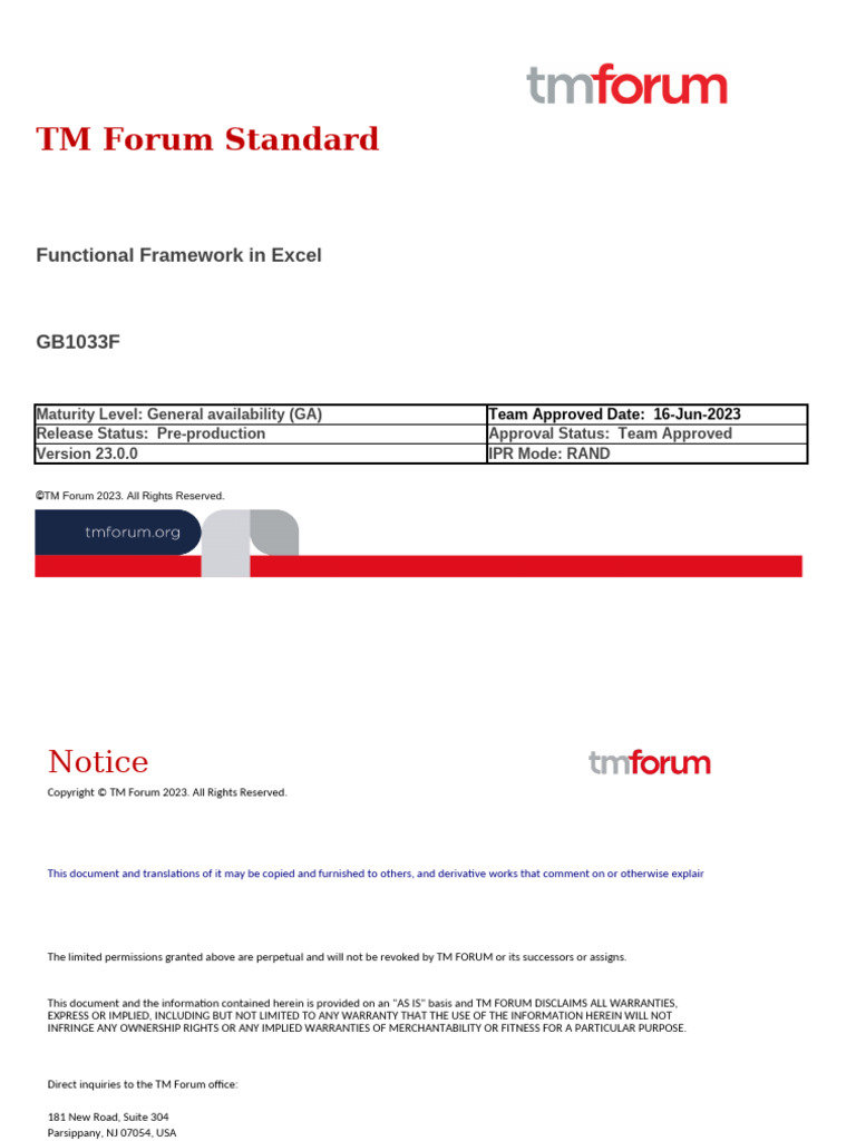 Gb1033 Functional Framework Excel v2300 Compress | PDF