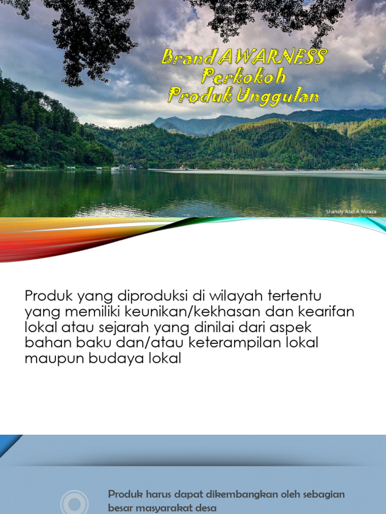 Produk Unggulan Desa | PDF