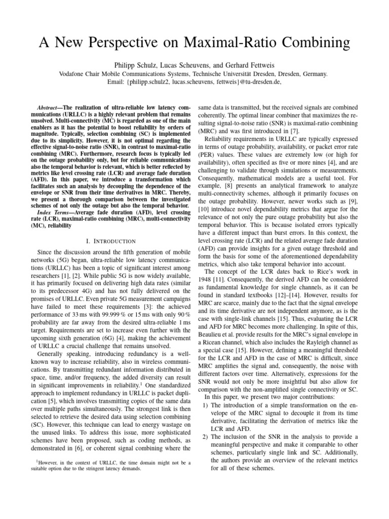 Anewperspectiveonmaximal Ratiocombining Pdf 