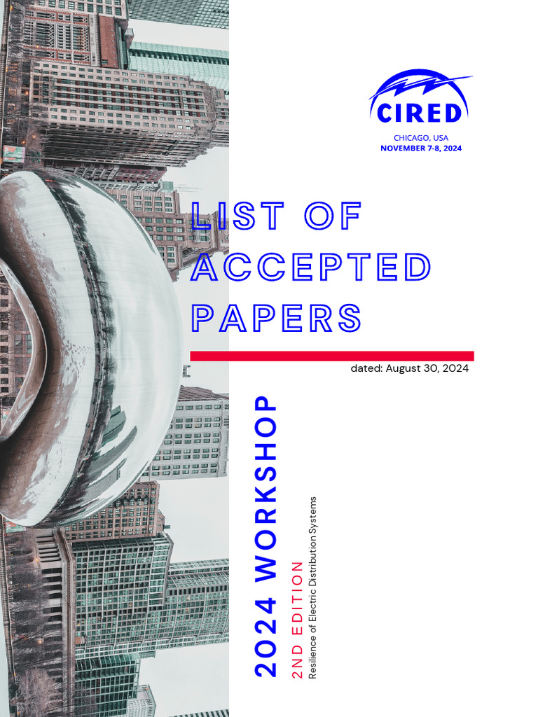 CIRED24Chicago Accepted Papers List | PDF