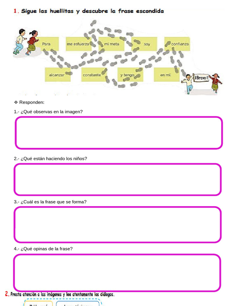 Ficha Logro Mis Metas | PDF
