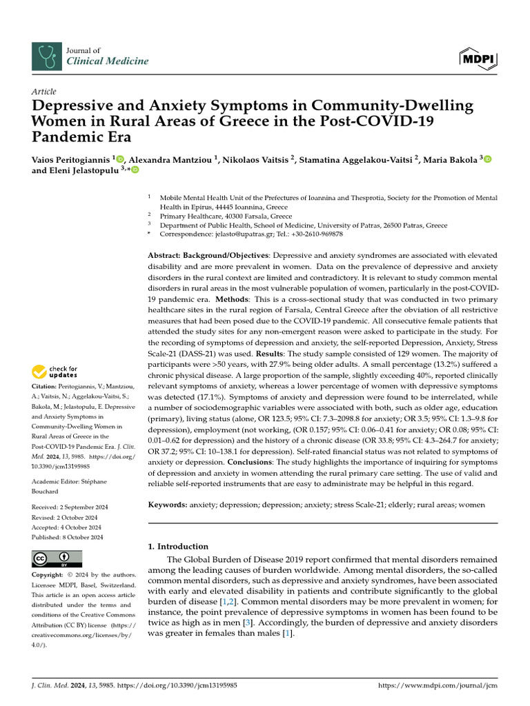 nlp paper 1 | PDF | Major Depressive Disorder | Mental Health