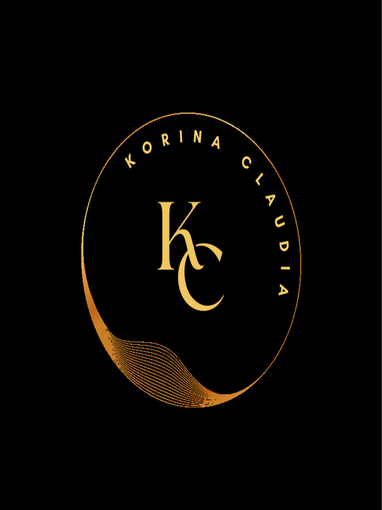 Gold Luxury Initial Circle Logo | PDF