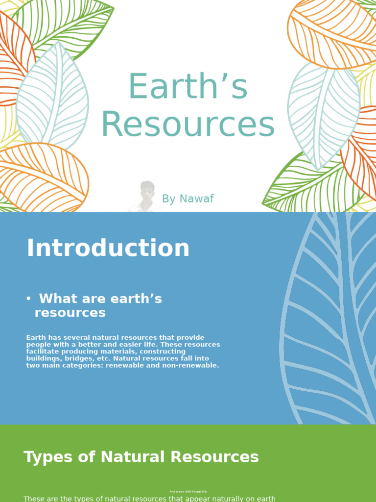 Earth's Resources | PDF