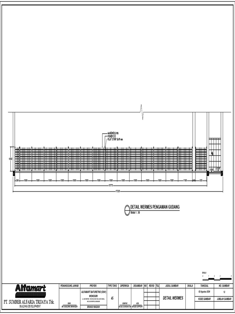 Detail Wermes Pengaman Gudang | PDF