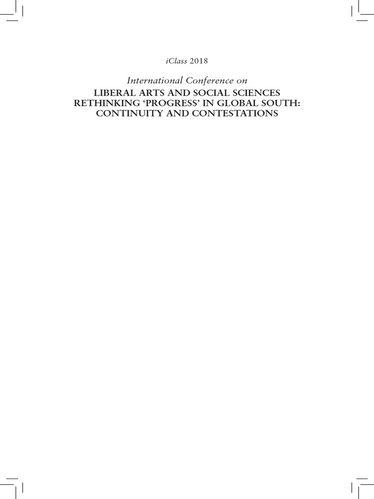 iCLASS2018 - Revised BoA | PDF | Social Sciences | Human Migration