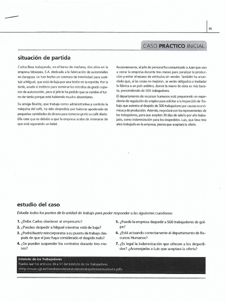 Caso Practico Tema 5 | PDF